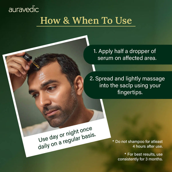 Hair Growth Serum | Stronger Roots & Fuller Hair | Ayurvedic Formula