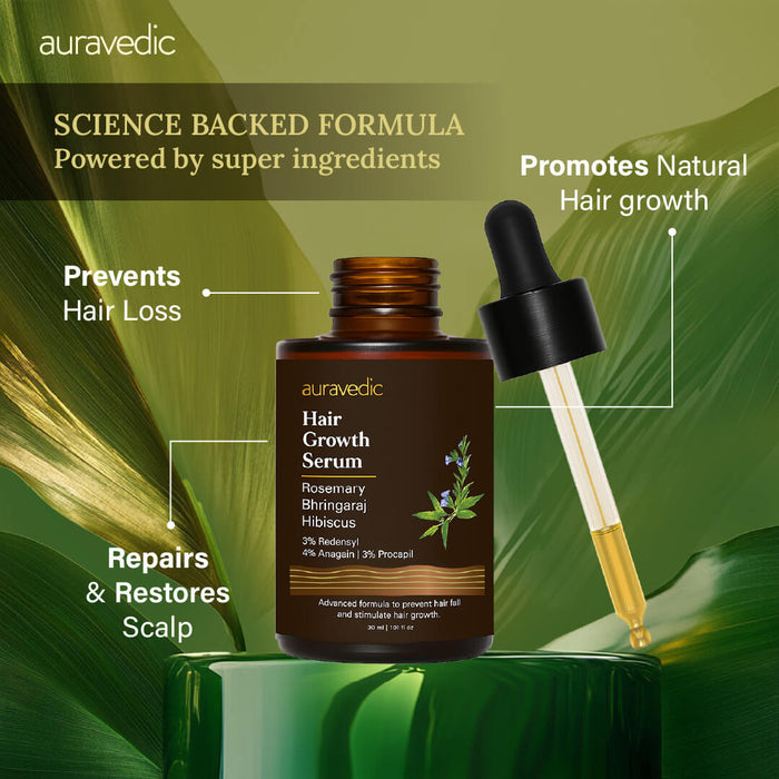 Hair Growth Serum | Stronger Roots & Fuller Hair | Ayurvedic Formula
