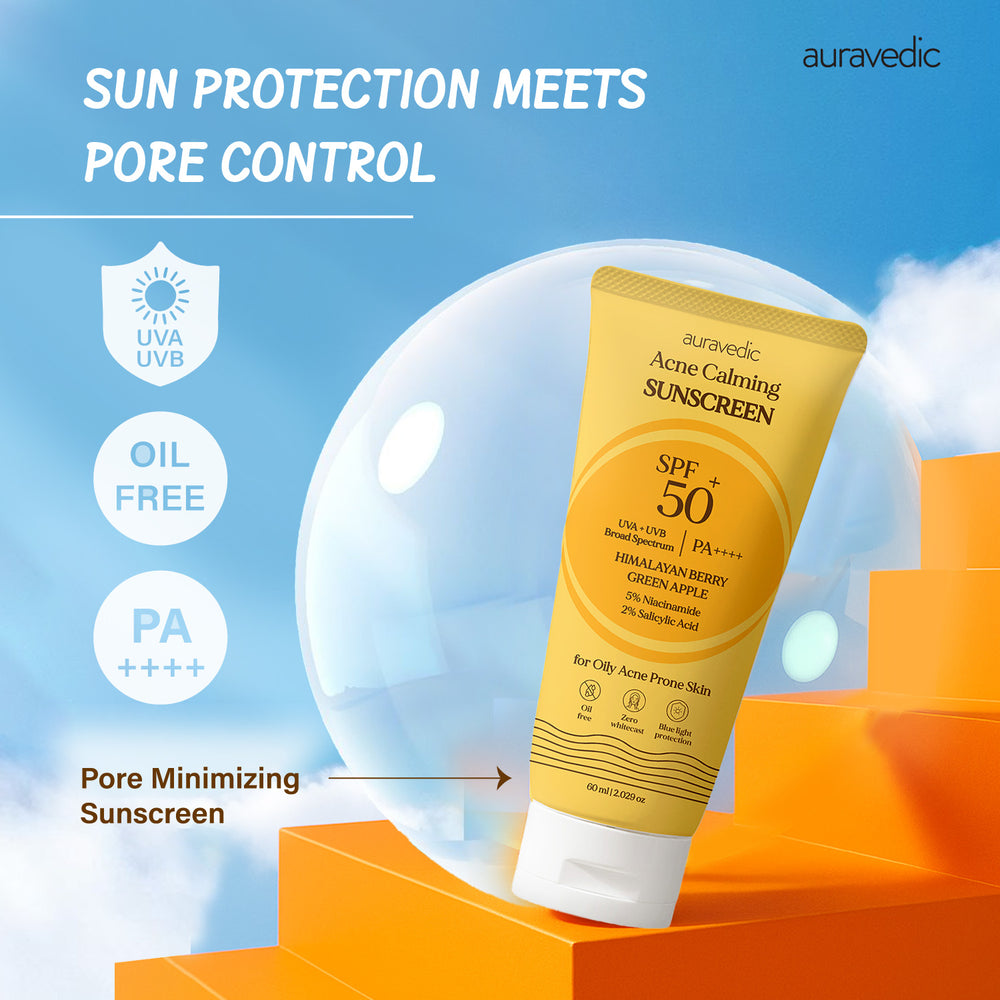 Acne Calming Sunscreen – Oil-Free & Non-Comedogenic SPF 50